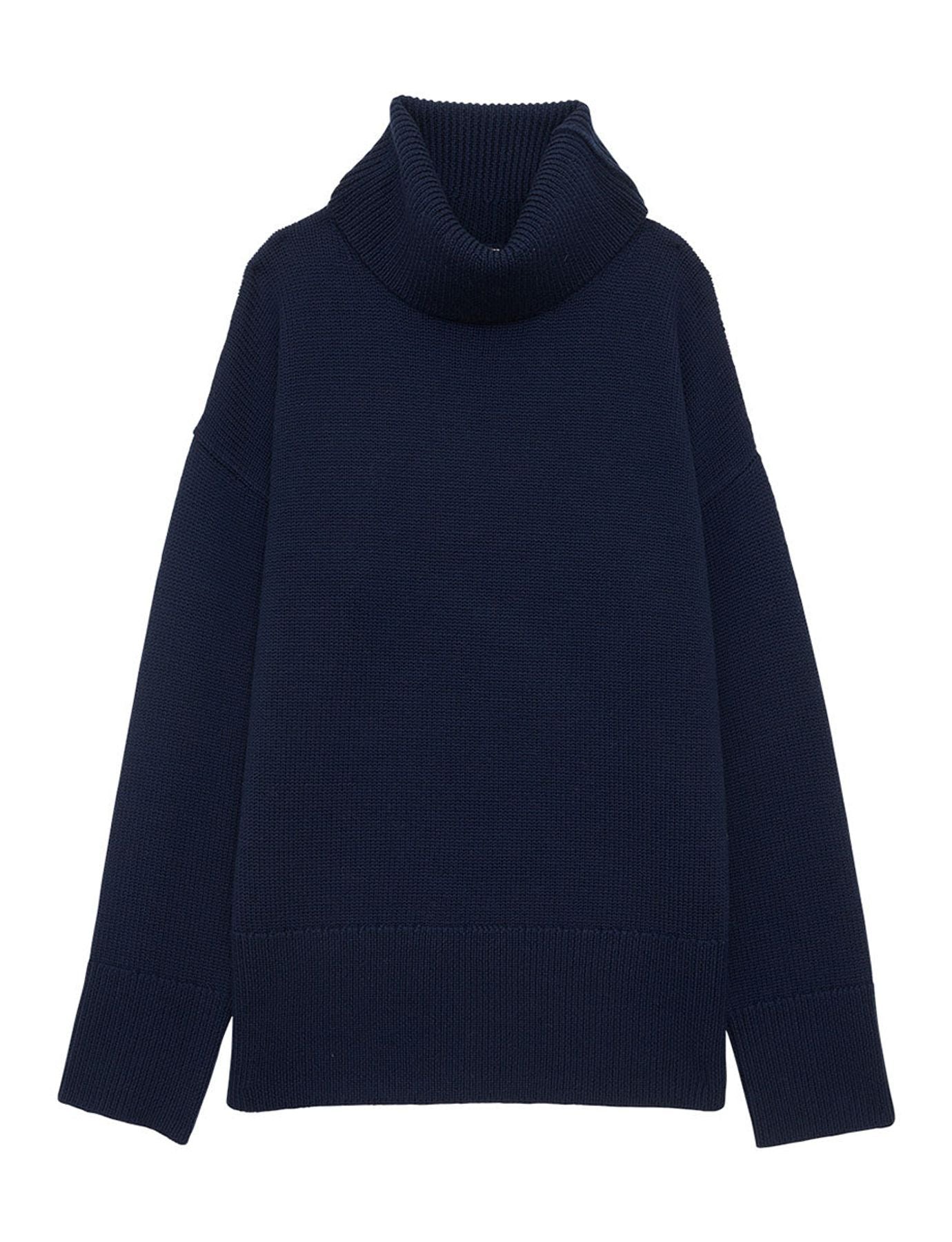 Stefania blue wool jumper